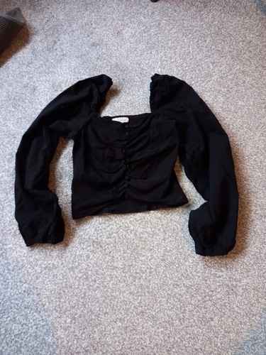 size 6 black crop top | eBay