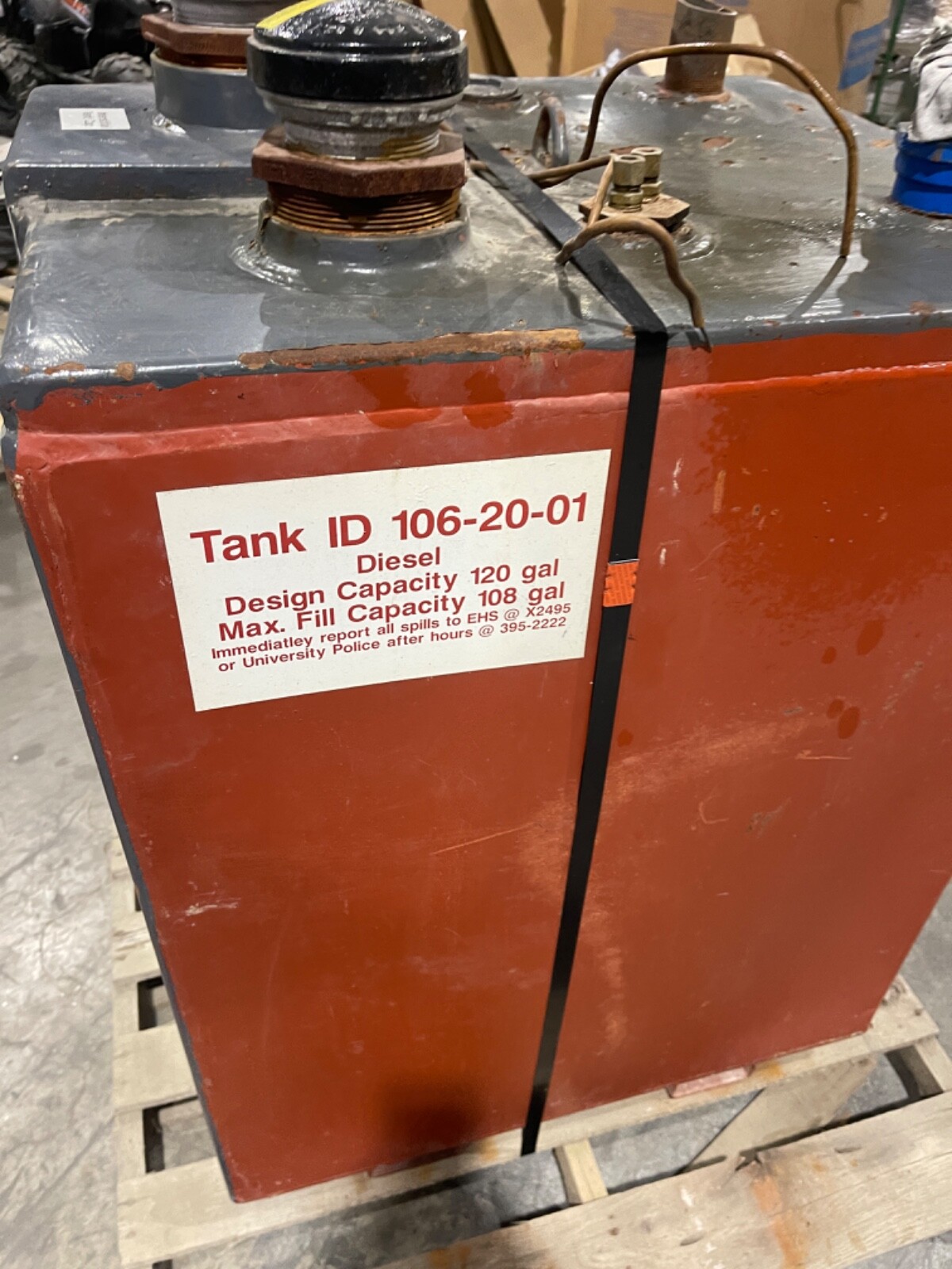 Diesel generator day tank 120 gallons 100 fuel “ak” | eBay