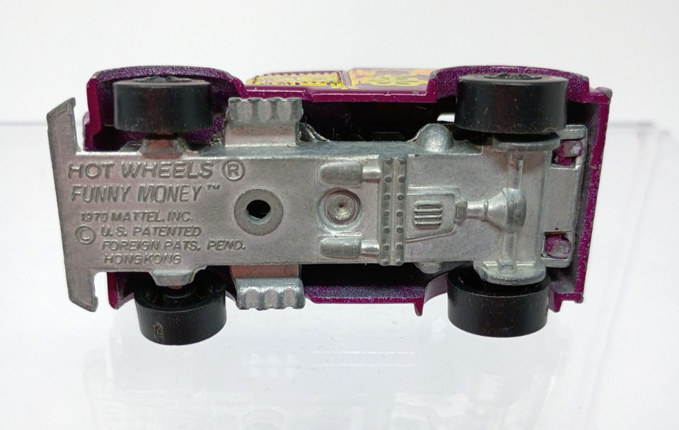 1970 Hot Wheels Redline Funny Money Flying Colors Hippie Plum Hong Kong ...