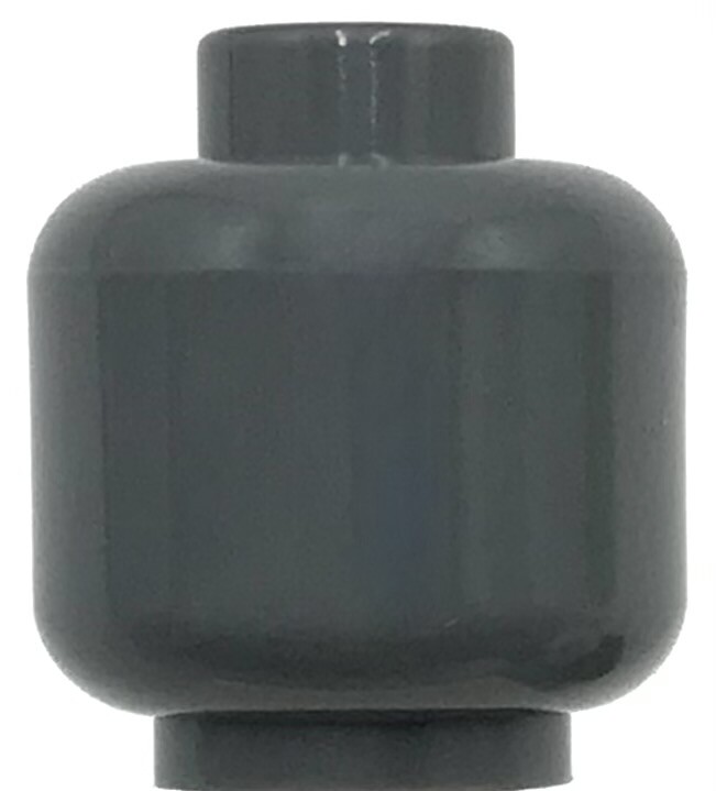 Lego New Dark Bluish Gray Minifigure Head Plain Piece | eBay
