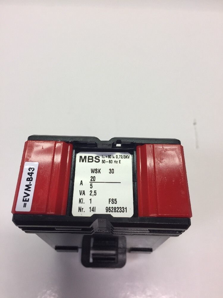 MBS Vde-0414 IEC 185 Current Transformer for sale online | eBay