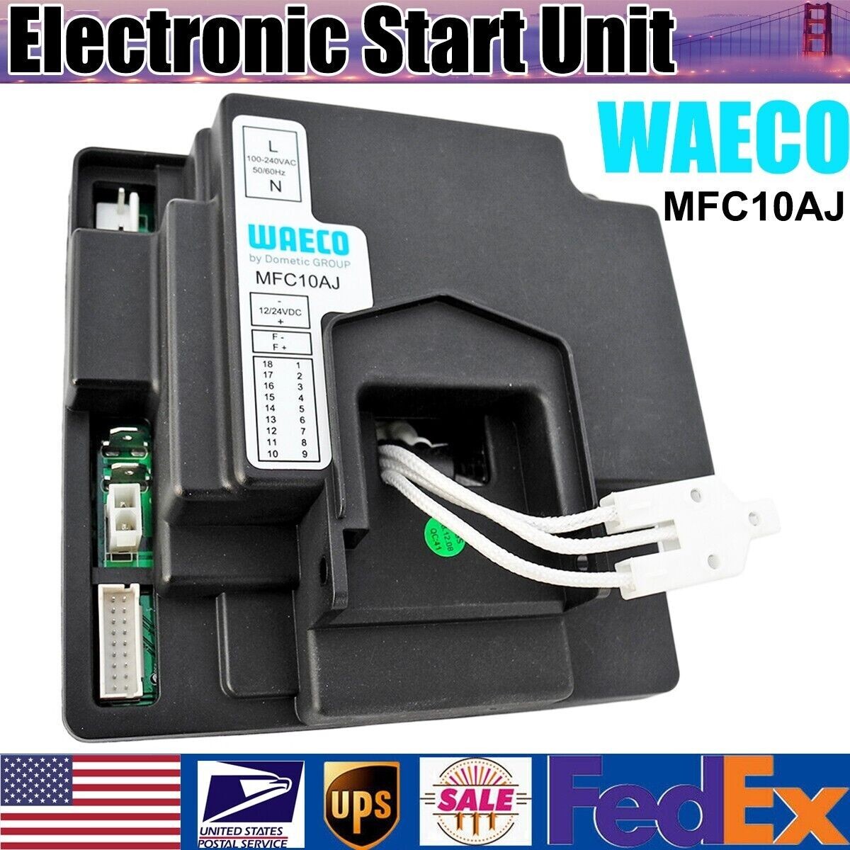 WAECO MFC10AJ Electronic Start Unit Controller for DC 12V 24V Fridge ...