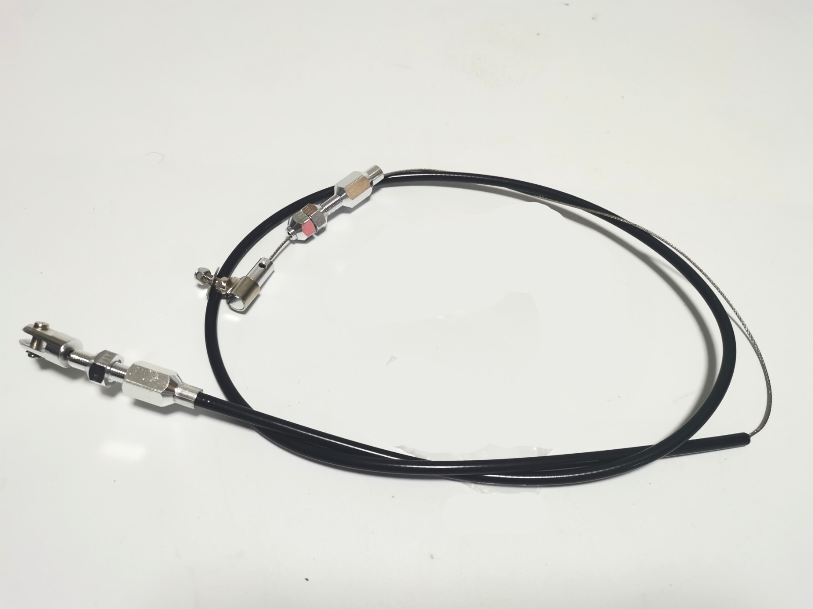 48" THROTTLE CABLE WITH 36" BLACK HOUSING HOT ROD STREET ROD | eBay