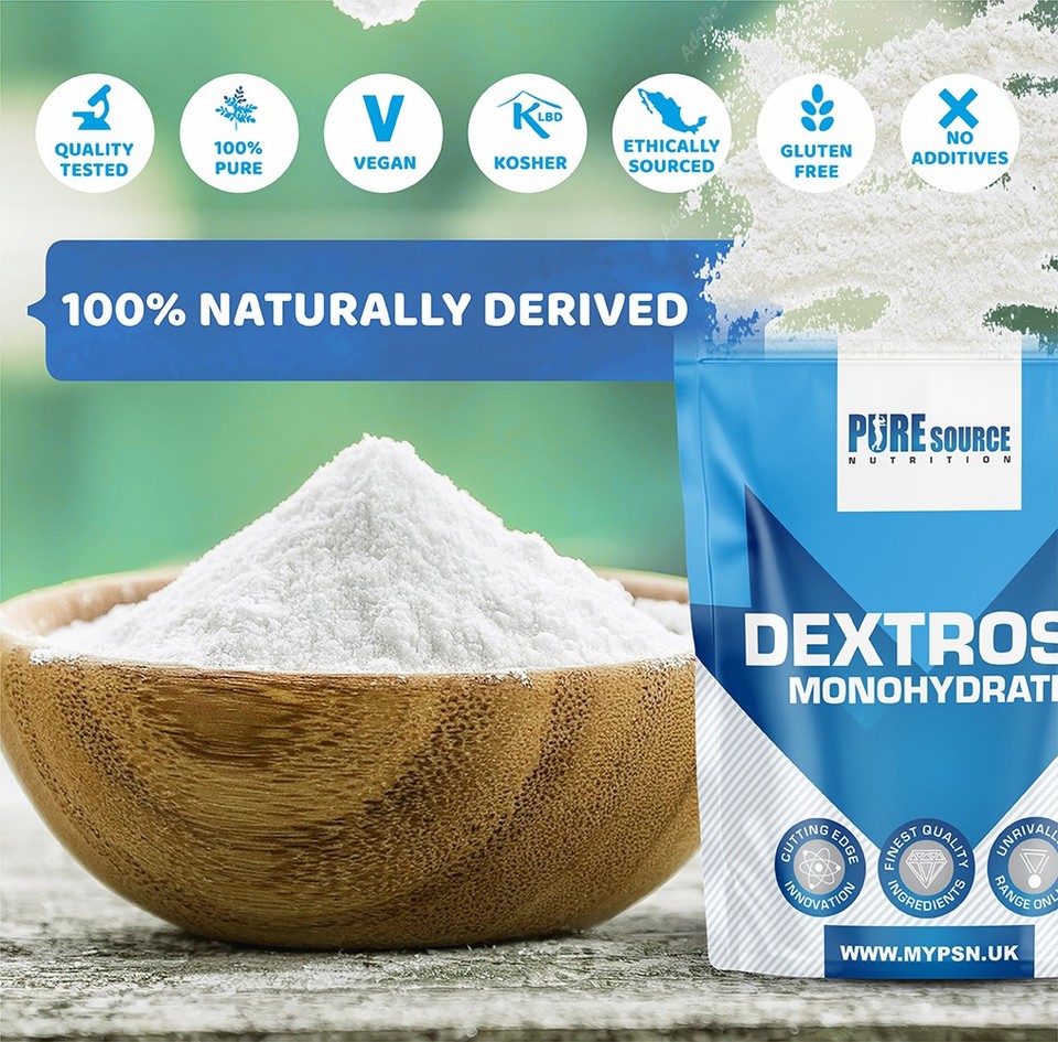 Dextrose Powder Glucose Baking Cooking Energy Carbohydrate Powder ...