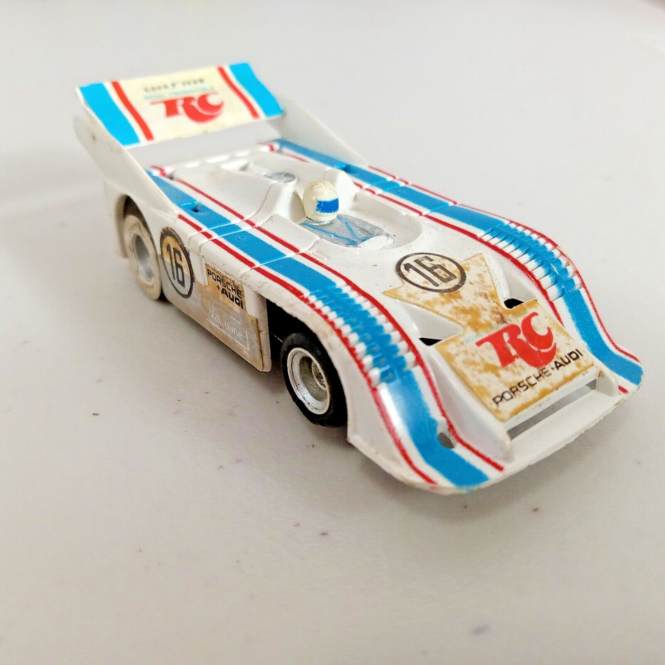 Aurora AFX Slot Car-Porsche 1747-003 RC Cola #16 HO Scale Vintage 1970 ...