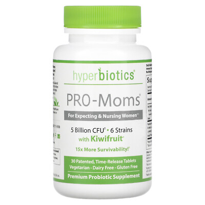 PRO-Moms, with Kiwifruit, 5 Billion CFU, 30 Time-Release Tablets | eBay