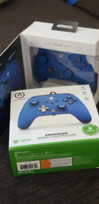 PowerA Enhanced Wired Controller for Xbox - Blue, Wired Video Game ...