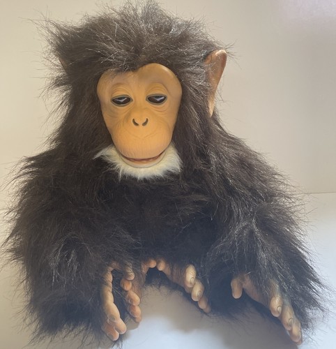 FurReal Cuddle Chimp Interactive Chimpanzee Plush Monkey No Batteries ...