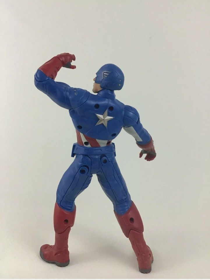 Marvel Avengers Captain America Talking Shield Throwing 10" Action ...