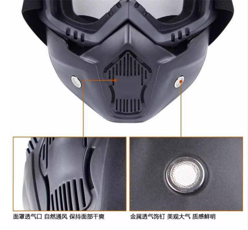 LED Luminous Half Face Mask DJ Cosplay Helmet Halloween Party Props ...