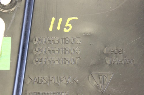 Porsche 997 Carrera 911 987 Boxster Center Console Trim Cover Lateral ...