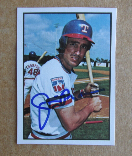 1978 SSPC BASEBALL JIM MASON #94 AUTOGRAPHED SIGNED CARD TEXAS RANGERS ...