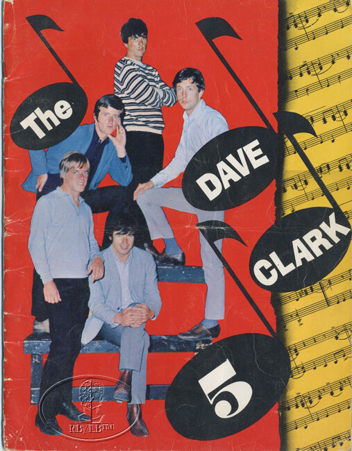 DAVE CLARK 5 1966 Tour Concert Program Tour Book | eBay