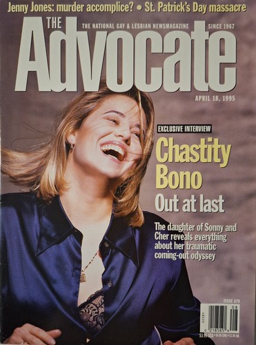 The Advocate Magazine(Apr 1995)LGBTQ/Chastity Bono/Janis Ian/Nancy ...