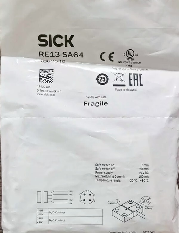 NEW SICK RE13-SA64 Safety switch RE13SA64 | eBay