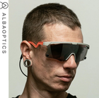 Alba Optics Delta ULTRA Cycling Road MTB Polarized Sunglasses Orange | eBay