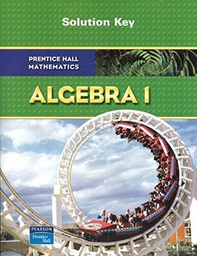 Algebra 1: Solution Key - Paperback By Prentice Hall Mathematics - GOOD ...