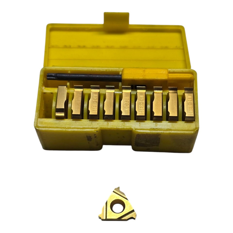 Kennametal LT 16ER 14W KC730 Carbide Threading Insert for Stainless YB1 ...