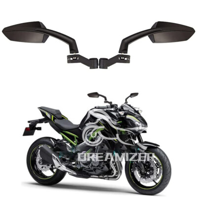 Motorcycle Rearview Side Mirrors For Kawasaki Z1000 Z H2 ER6N Ninja ...