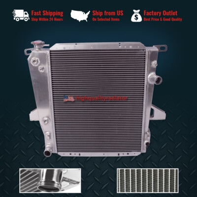 All Aluminum Radiator For 1995-1997 1996 Ford Ranger 3.0L 4.0L 3Rows AT ...