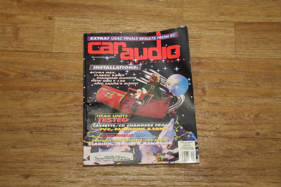 Rare 1997 Car Audio And Electronics Magazines Jan-Dec Including ...