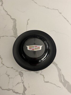 Black Floating Center Caps For Cadillac Forgiato XL Hubcap Rim Emblem ...