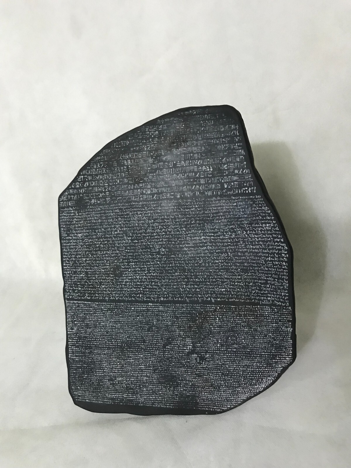 Rosetta Stone artifact, a replica of BC hieroglyphic symbols | eBay