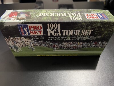 1991 PGA Pro Set Complete PGA Tour Set 285 cards factory sealed | eBay