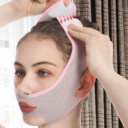 Reusable V Line Mask Facial Slimming Strap V Face Mask Bandage Face ...