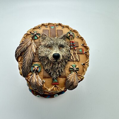 Wolf Trinket Box Steve Kehrli Journey Of The Wolf Hamilton Collection ...