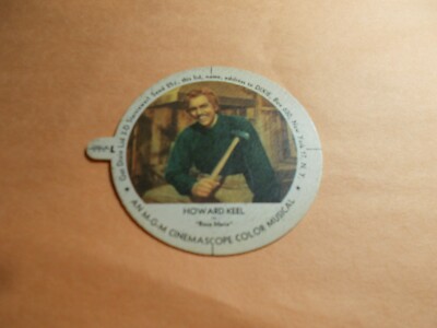 Howard Keel "Rose Marie" Steffen's Garden Farm Ice Cream Dixie Lid 3.5 ...