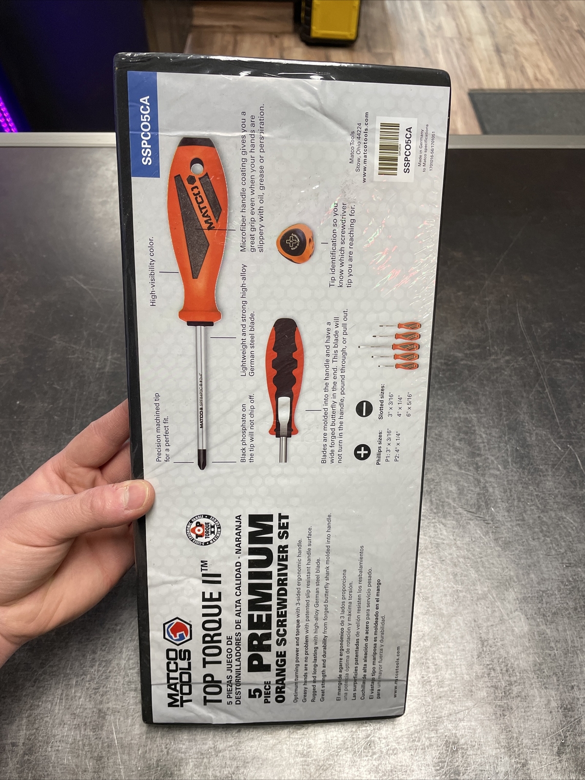 Matco Tools 5pc Top Torque 2 Screwdriver Set Orange SSPCO5CA for sale ...