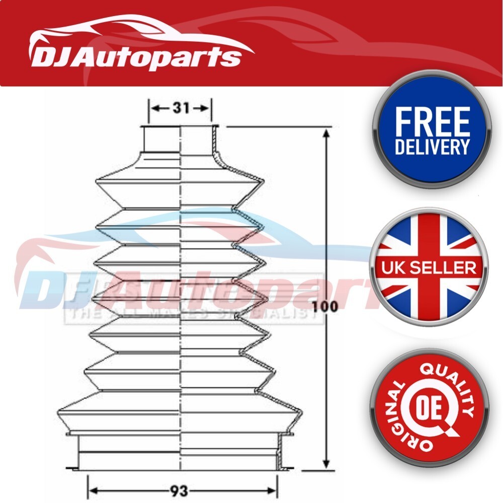 CV Joint Boot FCB6202 First Line C.V. Driveshaft Gaiter A1633500137 ...
