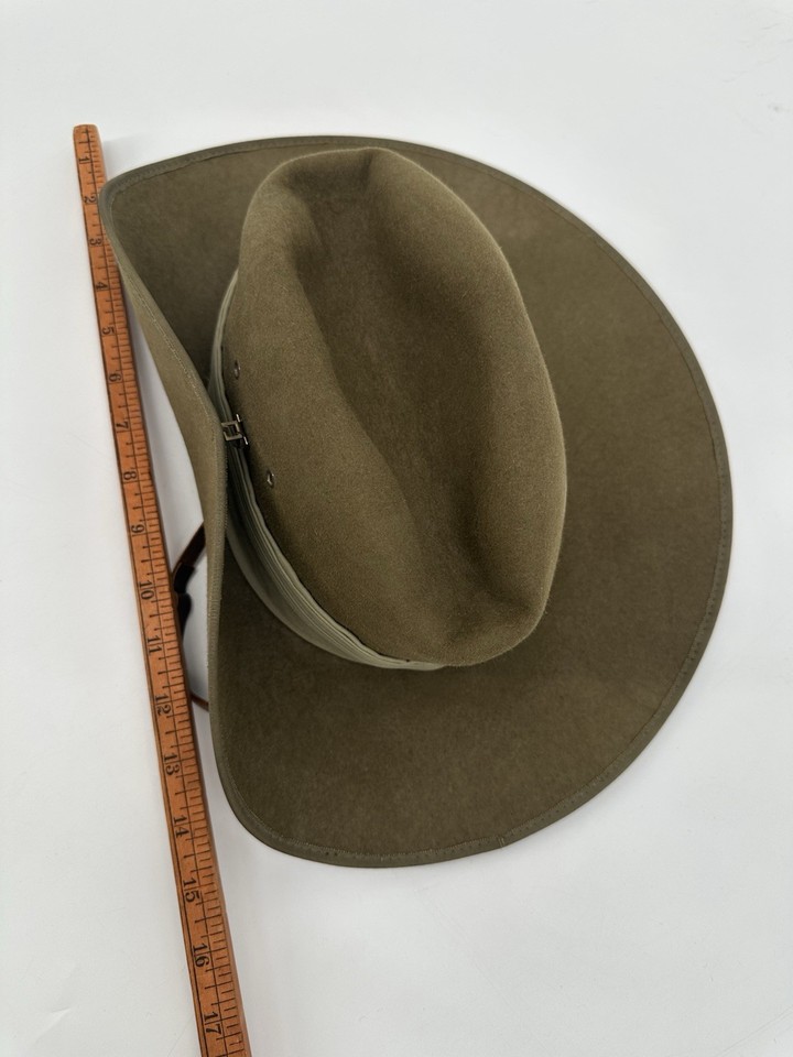 Royal Australian Armoured RAAC Slouch Felt Hat Fayrefield 1979 Size 7 ...