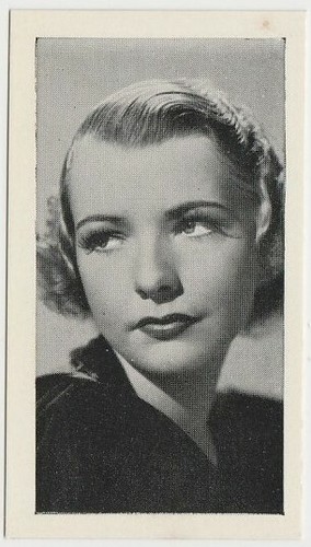 Polly Rowles 1938 Hill Famous Film Stars Tobacco Card #25 - Arabic Text ...
