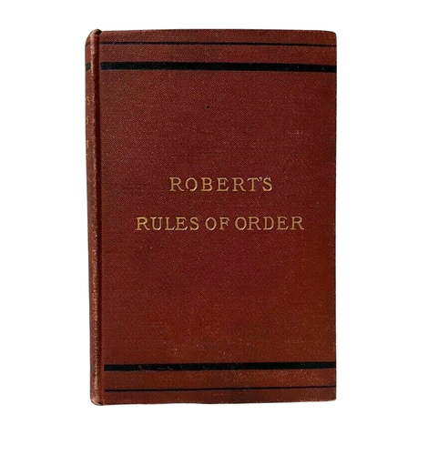 Roberts Rules Of Order Deliberative Assemblies Hardcover Pocket Manual ...