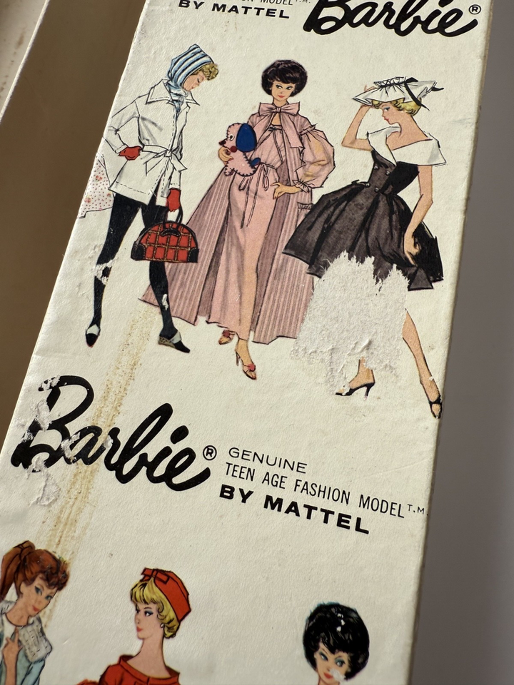Vintage Barbie EMPTY BOX ONLY for BLONDE Ponytail Doll, Mattel Japan ...