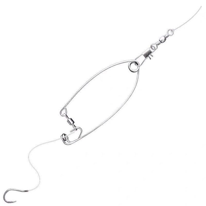 Camping Automatic Fishing Device Spring Ejection Hook Stainless Steel ...