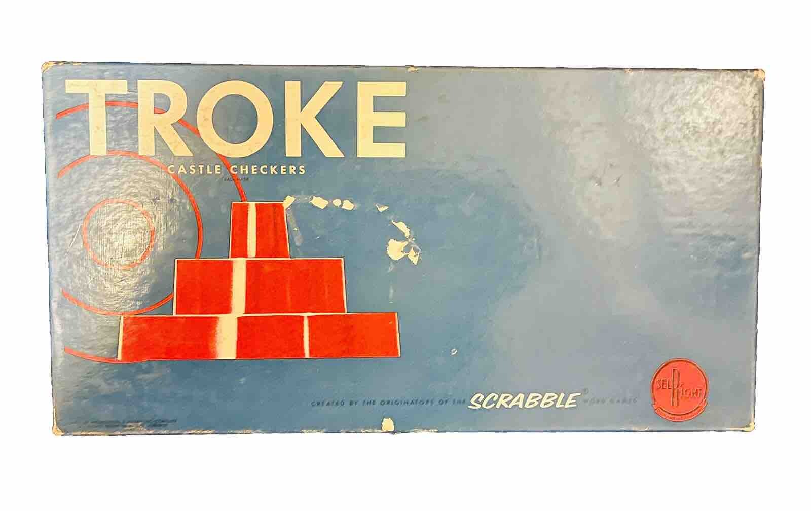 Troke Castle Checkers Selchow & Richter Sel-Right - Vintage 1961 ...