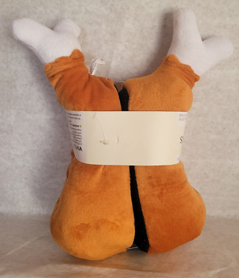 Youth Target Bullseye Playground Novelty Turkey Leg Slippers Size XS/S ...