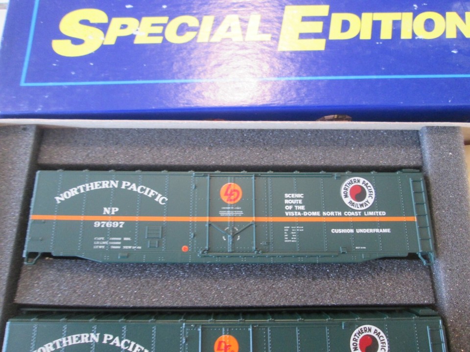 athearn special edition NORTHERN PACIFIC 50 foot box car set HO scale ...