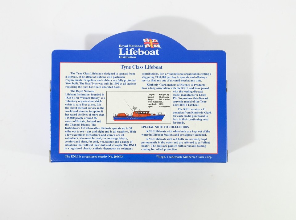 Lledo Diecast RNLI 47-002 Walton & Frinton Lifeboat Model Toy Ship Boat ...
