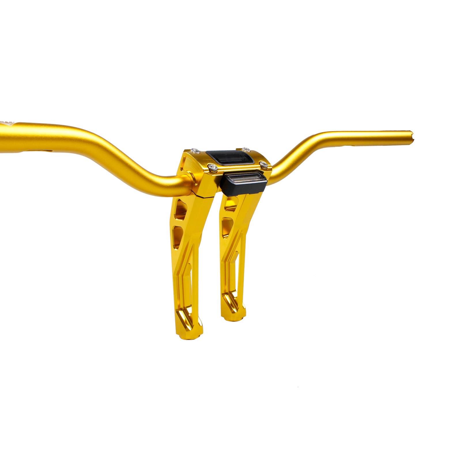 Gold 8.5" Tall Inside Pullback Riser Kit for Harley 2022-23 Low Rider ...