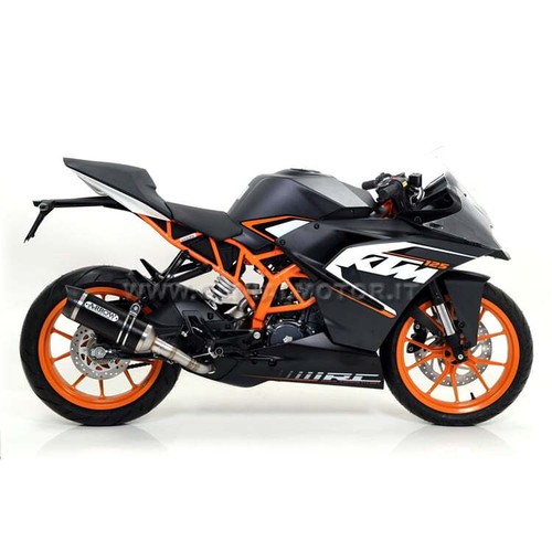 Exhaust + Link Pipe Kat Arrow Thunder Alu N Ktm Rc 125 2015 > 2016 | eBay