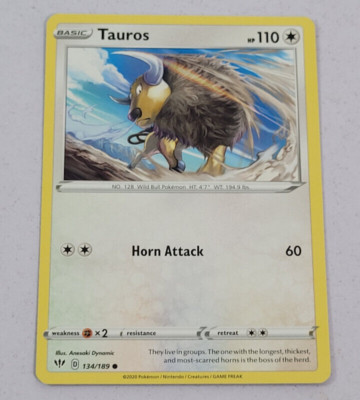 2 Tauros Pokémon TCG Card Rare Vintage Pokemon | eBay