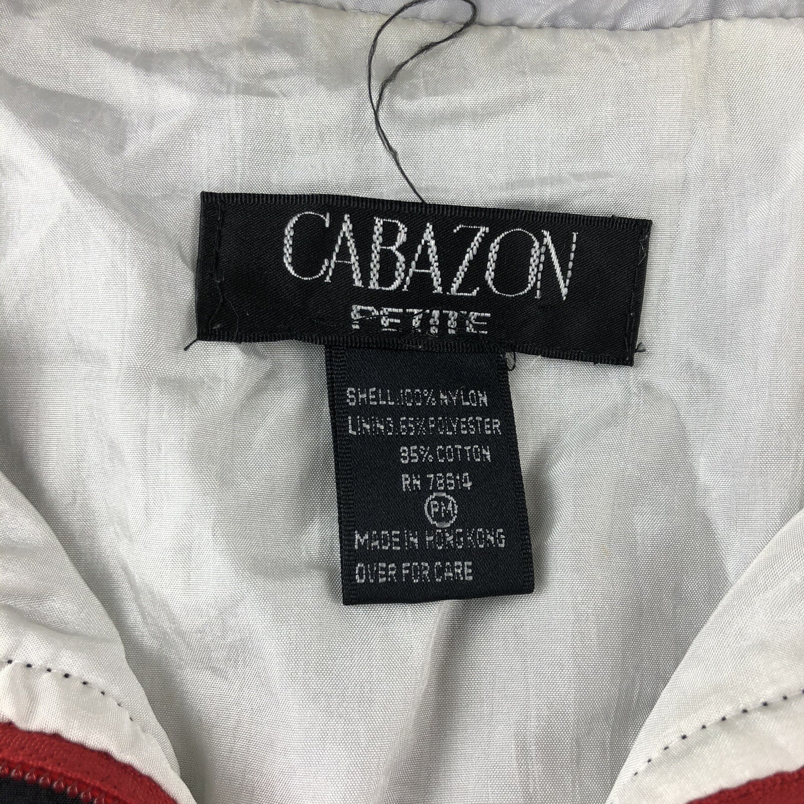 Vintage Cabazon Women's Petite Medium Color Block Swishy Nylon Track ...