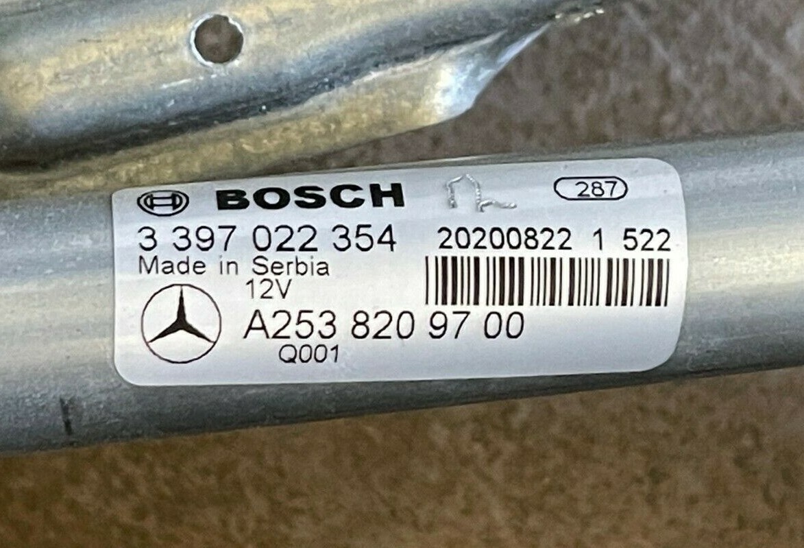 MERCEDES WIPER SYSTEM WITH MOTOR, PART# 2538209700, GENUINE OEM | eBay
