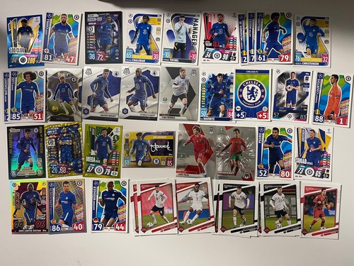 40+ Cards 2017-22 Topps Attax Chelsea Gold Prizm Kai Havertz Joao Felix ...