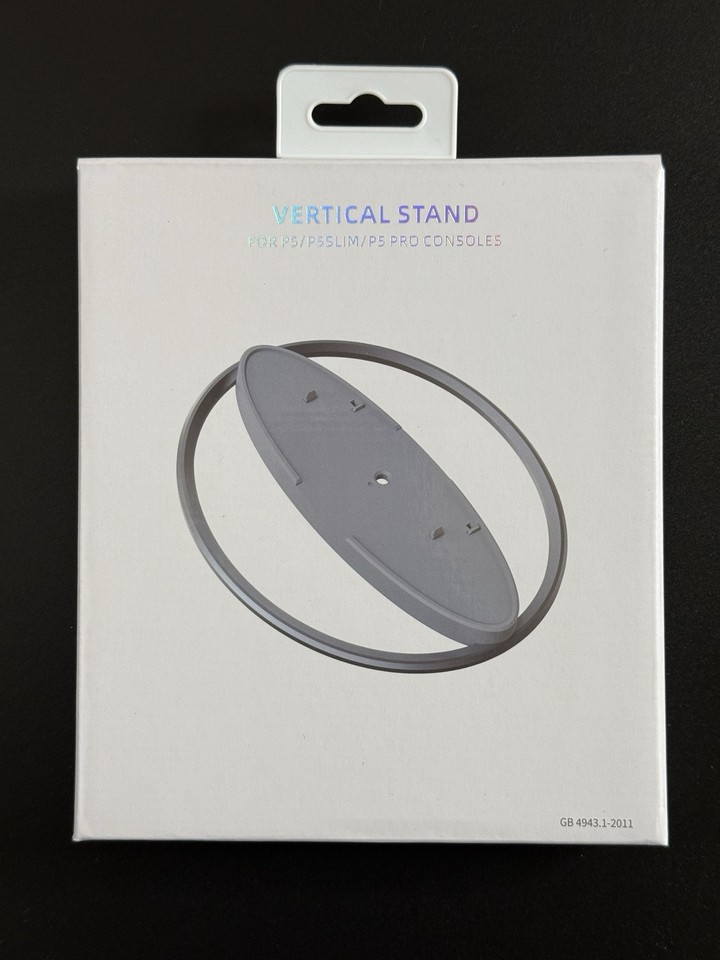 PlayStation 5 Vertical Stand w/ Screw for PS5/PS5 Slim/PS5 Pro Console ...