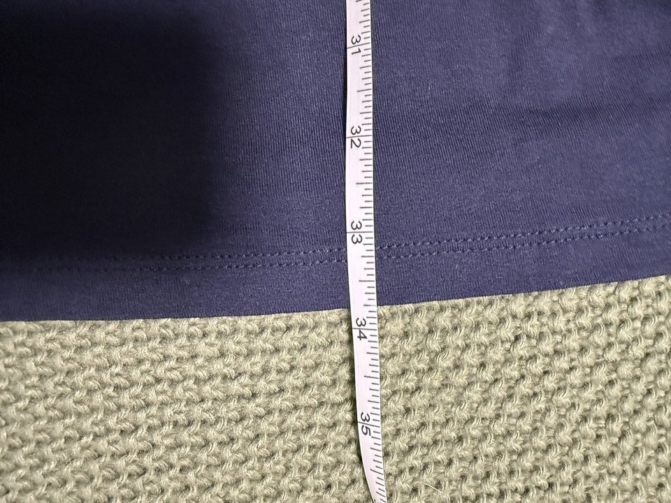 LOFT Petite Small Navy Sleeveless Swing Dress | Soft Knit | Casual Midi ...